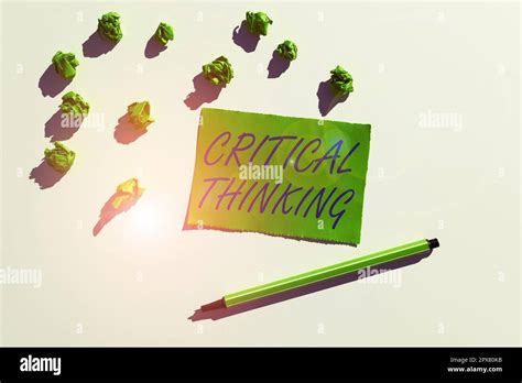 Text Sign Showing Critical Thinking Business Showcase Sequence Of Stages Of A Project Requiring