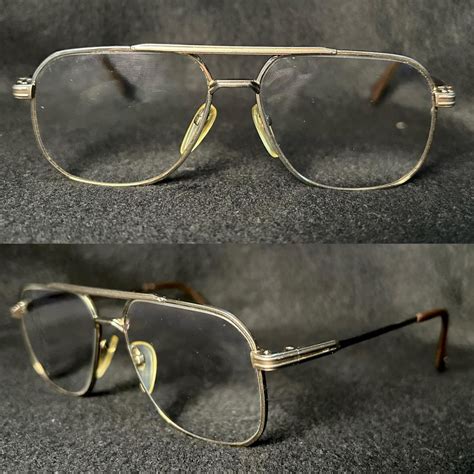 Hoya Titanium Aviator Vintage Eyeglasses Mens Fashion Watches