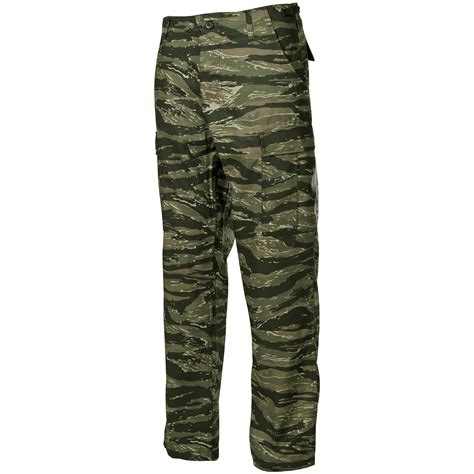 CLASSIC VIETNAM BDU COMBAT TROUSERS MENS CARGO PANTS RIPSTOP TIGER
