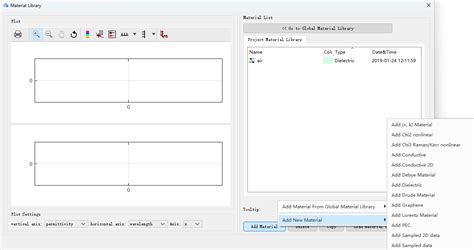 Optical Material Simworks