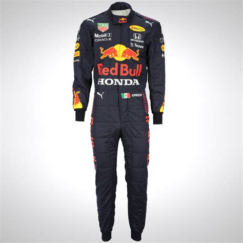 Sergio Pérez 2021 Race Used Oracle Red Bull Racing F1 Team Race Suit