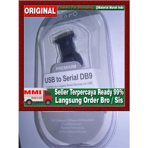 Jual Kabel Converter Usb To Rs232 Serial Db9 Bafo Original Usb To Rs232 B Shopee Indonesia