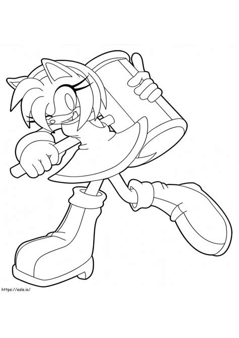 Amy Rose Desenhos para colorir Desenhos para colorir gratuitas para crianças e adultos