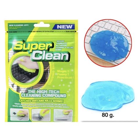 เจลทำความสะอาด เจลดูดฝุ่นเอนกประสงค์ สไลม์ดูดฝุ่น Super Clean Shopee Thailand