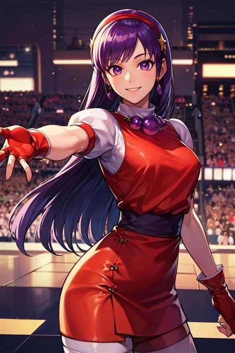 Athena Asamiya King Of Fighters V11 Image Created By Citron