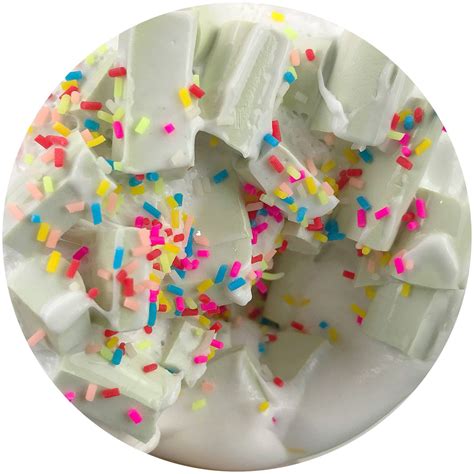Birthday Cake Bites Foam Chunk Slime Scented Buy Slime Dopeslimes