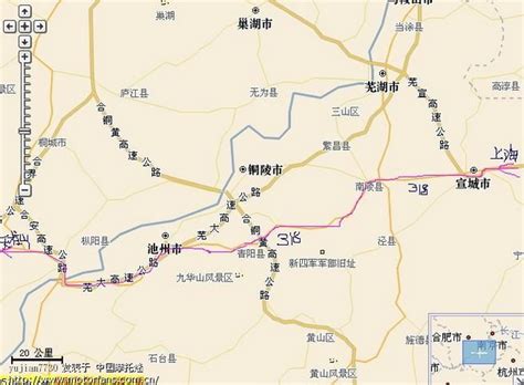 德上高速池州段线路图 德上高速安徽段线路图 德上高速全程路线图 第5页 大山谷图库