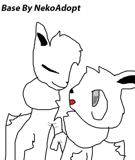 Eevee Love Base By Nekoadopt On Deviantart