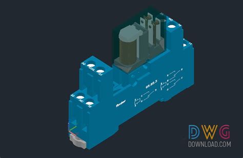 Finder Relay 3d Dwg Download