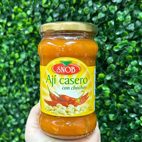 Snob Ají Casero Con Chochos La Parada Ecuatoriana