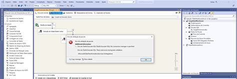 Erro De Validação De Pacote Etl Com Integration Services