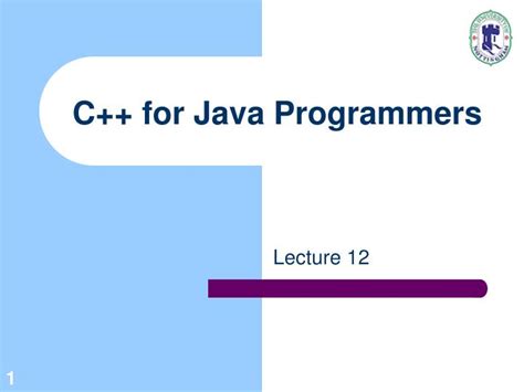 Ppt C For Java Programmers Powerpoint Presentation Free Download