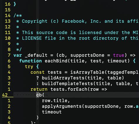 location for `test each` results is always 42 9 · issue 10412 · jestjs jest · github