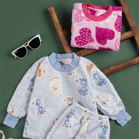 خرید و قیمت بلوز و شلوار بچگانه عروسکی جنس تدی سایز 28و 30 و 32 رنگهای