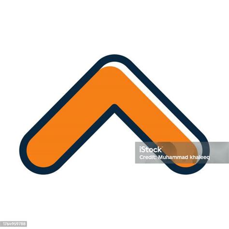 Chevron Vector Thick Line은 개인 및 상업적 용도로 어두운 색상 아이콘을 채웠습니다 0명에 대한 스톡 벡터