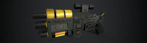 Sci Fi Ray Gun Flippednormals