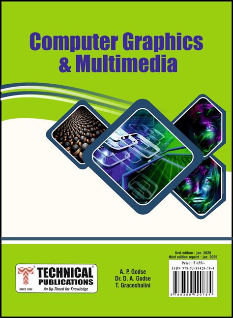 Computer Graphics And Multimedia Engineering Reference Books Technical Publications