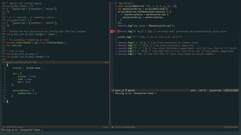 Js Beginner Here What Vim Config Would Be Ideal For Starting Out With
