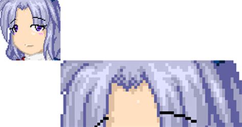 ドット絵 【6464】八意永琳【顔アップドット】 ヌ・グモガ・バ（河流れ）のイラスト Pixiv