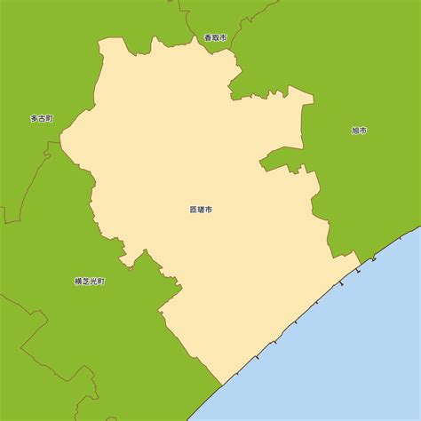 千葉県匝瑳市の地図 Map It マップ・イット