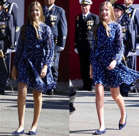 Infanta Sofia Shines In Blue Dress As She Joins Their Majesties During
