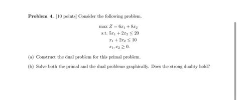 Solved Problem 4 10 Points Consider The Following