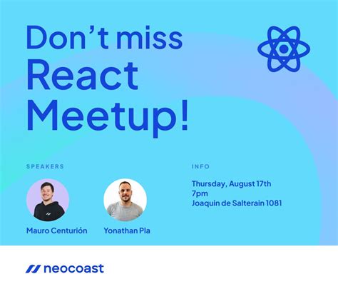 Neocoast On Linkedin News Reactmeetup Meetup Techevent Reactdevelopers Networking