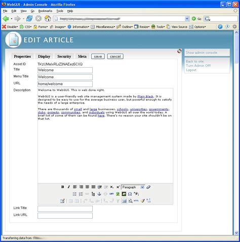 WebGUI Works Wonders For Church Web Site Linux Com