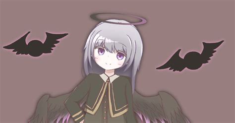 オリジナル 堕天使さん 黒枠のイラスト Pixiv