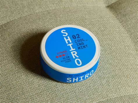 SHIRO - tobaksfria nikotinpåsar