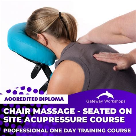 Chair Massage Seated On Site Acupressure Practitioner Accredited