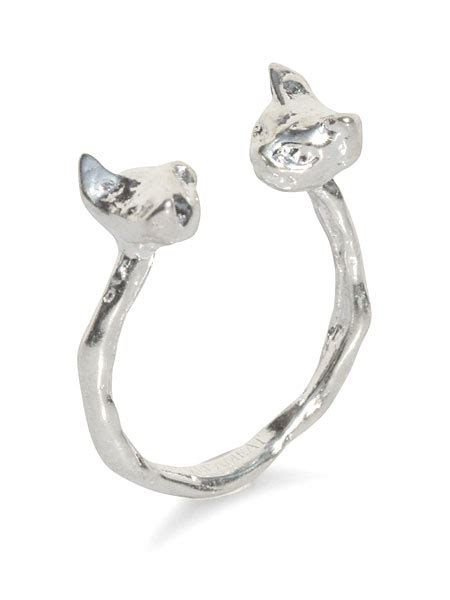 【楽天市場】verameat ヴェラミート 【 Cheshire Kiss Ring Sterling Silver チェシャ キス リング シルバー 】[ 正規品 ] 指輪 ネコ 猫
