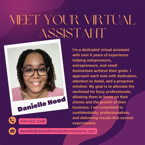 Danielle Hood A Virtual Assistant For Solopreneurs Danielle Hood Posted On The Topic Linkedin