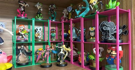 Stackable Amiibo Figure Display Shelf By Marauderz Download Free Stl Model