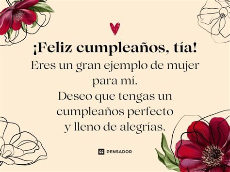 Feliz Cumpleaños Para Una Tía Querida 💗 🥳 Pensador
