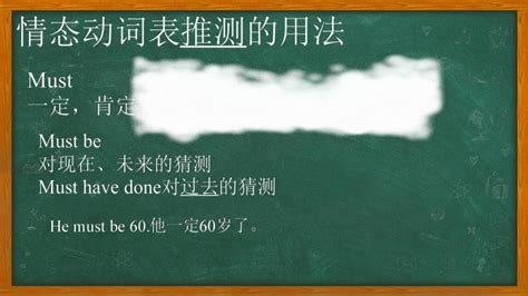 外研版中考英语二轮语法总复习课件 情态动词表推测的用法 21世纪教育网