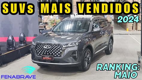 SUVs Mais Vendidos Em MAIO 2024 YouTube