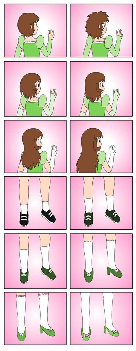 Birthday Ballgown Tg Comic Page 2 By Scarlet Nekomata On Deviantart