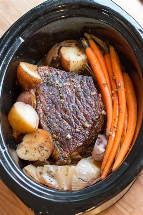 Balsamic Beef Roast And Veggies The Magical Slow Cooker