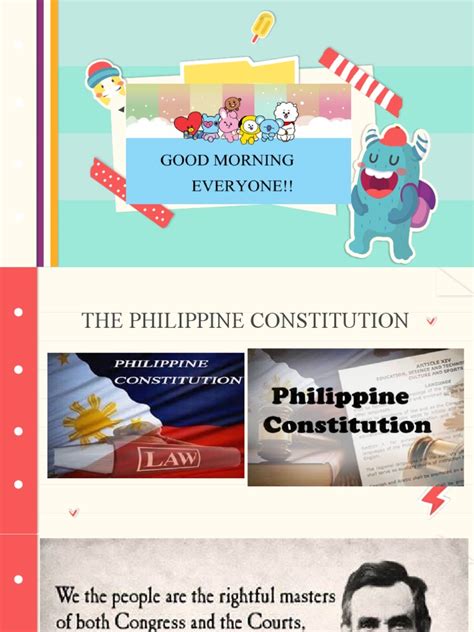 Ge 02 Ppt Reporting The Philippine Constitution Pdf Constitution