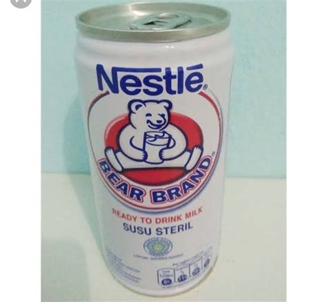Nestle Bear Brand Susu Sapi Steril Siap Minum 189ml Susu Beruang