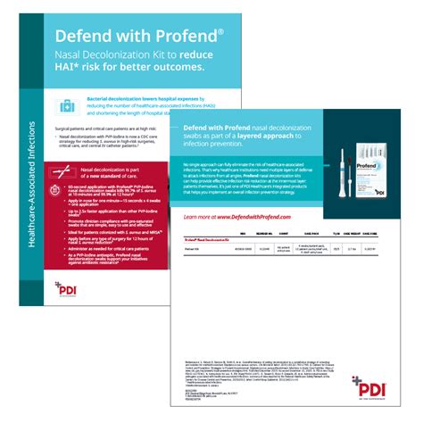 Profend Nasal Decolonization Kit Healthcare Associated Infections