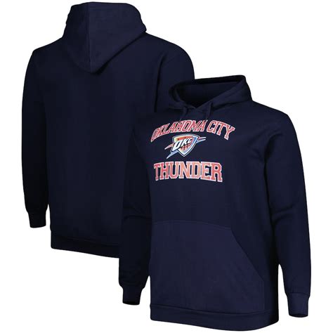 Oklahoma City Thunder Antigua Victory Pullover Hoodie Orange Ok