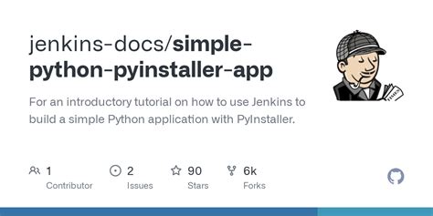 Simple Python Pyinstaller Appjenkinsfile At Master · Jenkins Docs