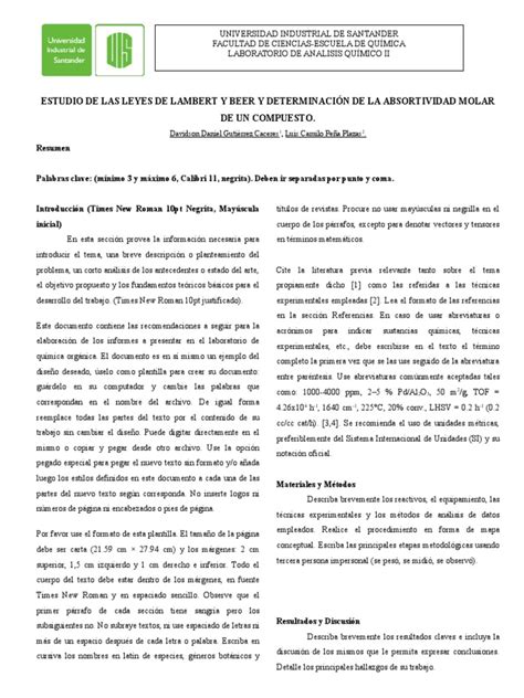 Formato Ieee Descargar Gratis Pdf Ciencias Fisicas