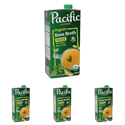 Amazon Pacific Foods Organic Chicken Bone Broth With Lemon Balm