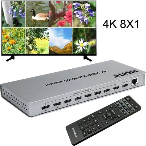 4k 30hz 8x1 Hdmi Multi Viewer 1080p 4x1 Quad Screen Multiviewer Hdmi