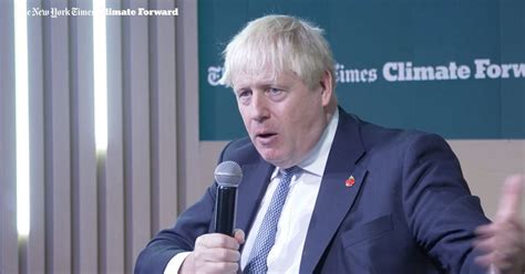 Boris Johnson Heaps Pressure On Rishi Sunak At Climate Conference