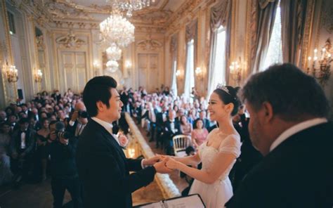 郎朗大婚！新娘 Gina Alice 也太美了吧！！~ 婚礼现场四手联弹哔哩哔哩 ゜ ゜つロ 干杯~ Bilibili