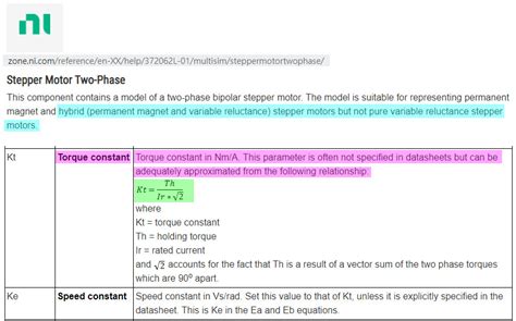 Q How To Obtain Torque Constant For Stepper Motor Tlfong01 Blog